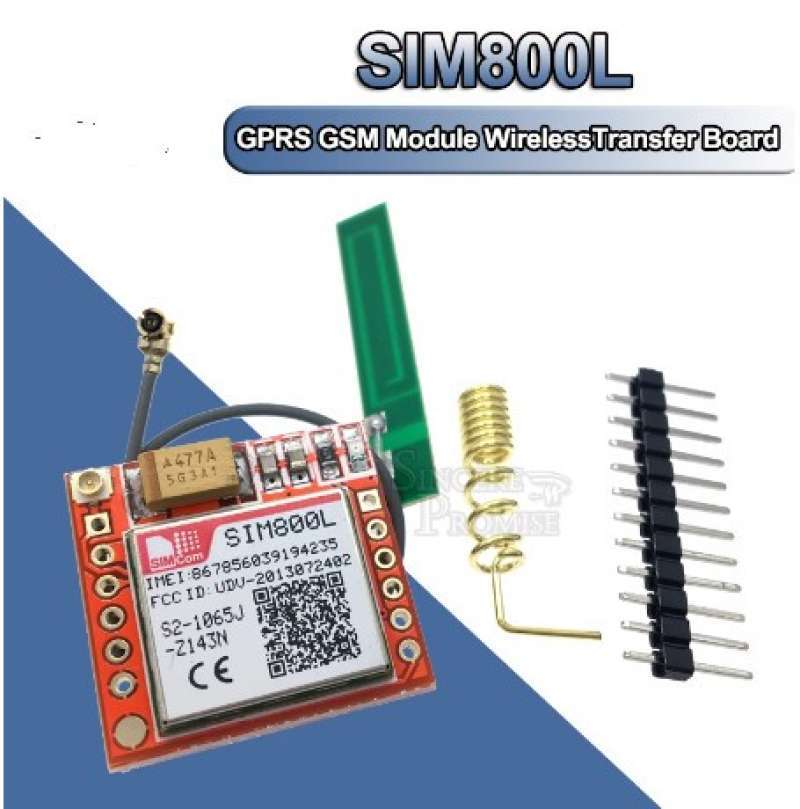 Jual Sim800l Module Serial Gsm Quad Band Modem Gprs Sms Gateway Sim ...