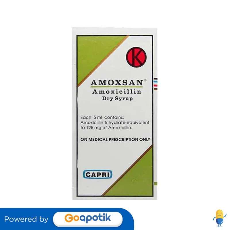 Promo Amoxsan 125 Mg/5 Ml Dry Syrup 60 Ml Diskon 2% Di Seller Apotek ...