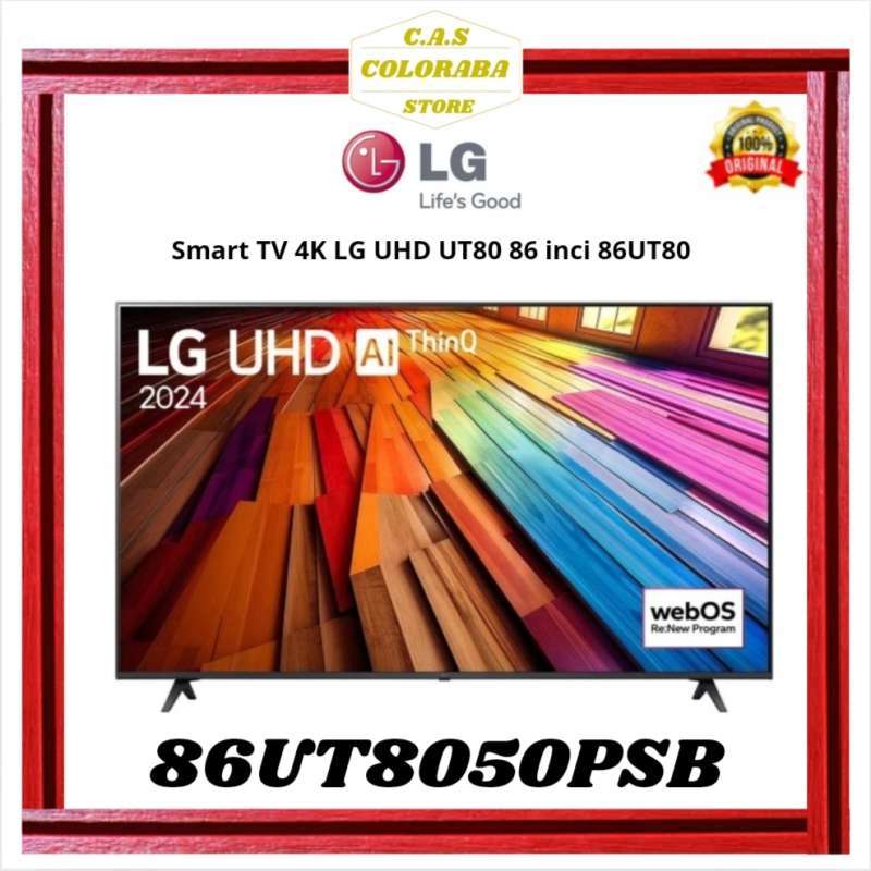 Promo Tv Lg 86ut8050psb Smart Tv 86 Inch Led 4k Uhd 86ut8050 86ut ...