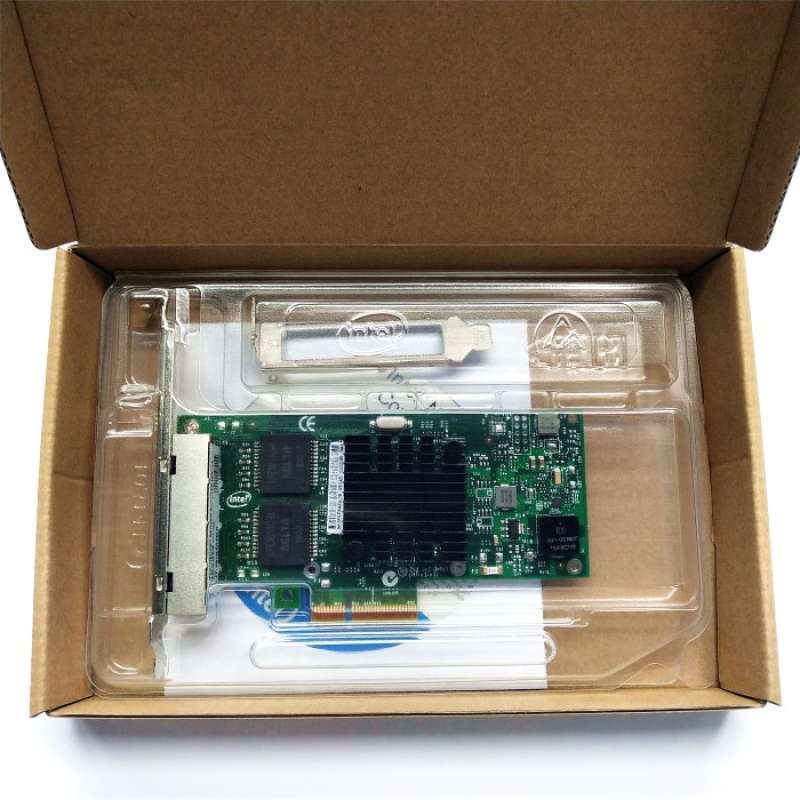 Jual Lan Card 4 Port Intel Gigabit I350-t4 Support Mikrotik I350 I340 - I340-t4 Di Seller Velvet ...