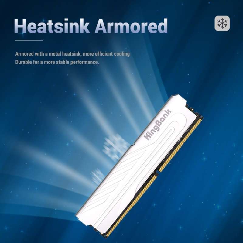 Jual Ram Pc Kingbank Ddr4 8gb 3200mhz Xmp Silver Heatsink Di Seller ...