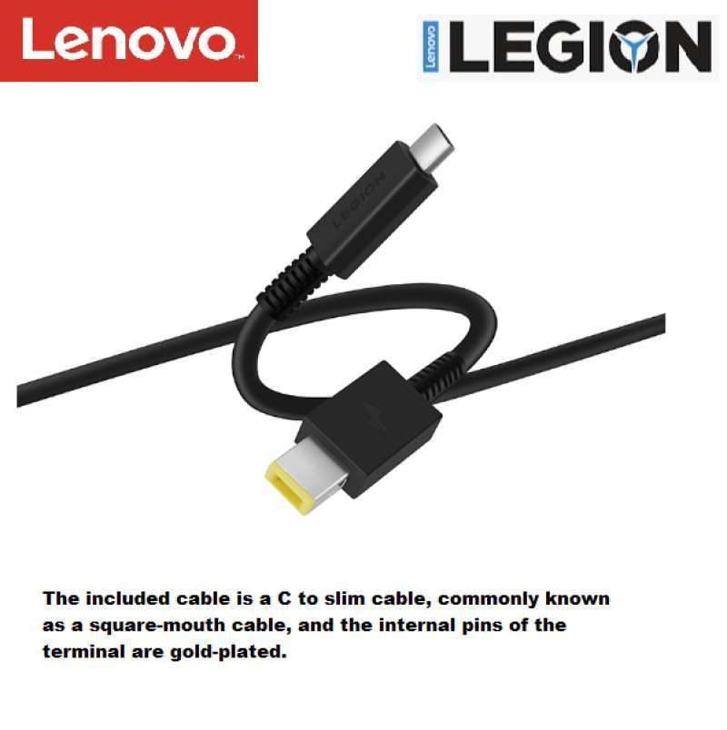 Jual Charger Adapter Gaming Lenovo Legion 170w Gan Type C To Slimtip ...