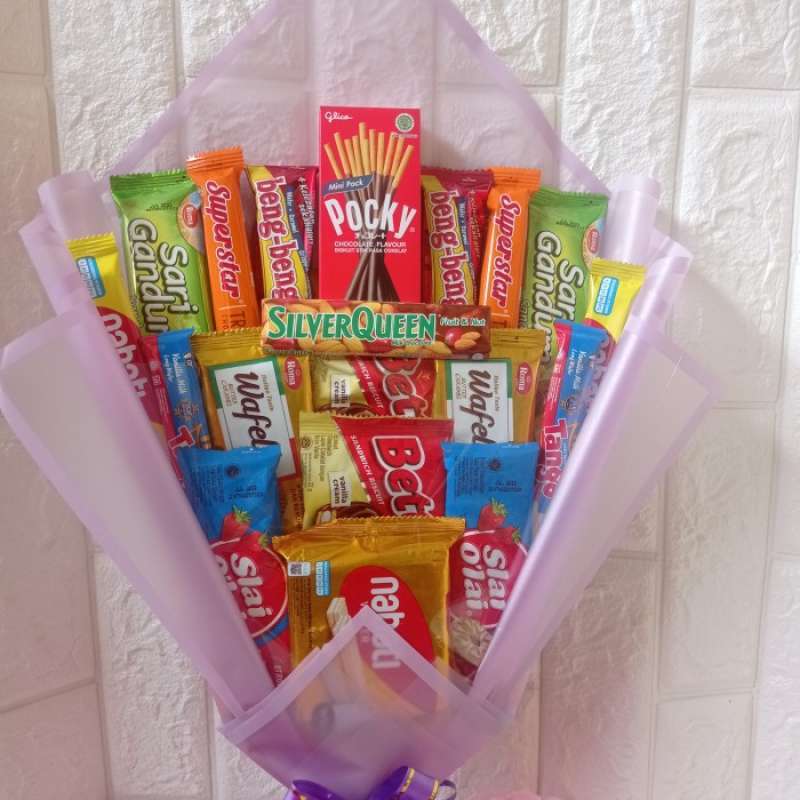 Jual Bucket Snack / Snack Bauquet, Sidang, Wisuda, Ultah, Choco H18 Di ...
