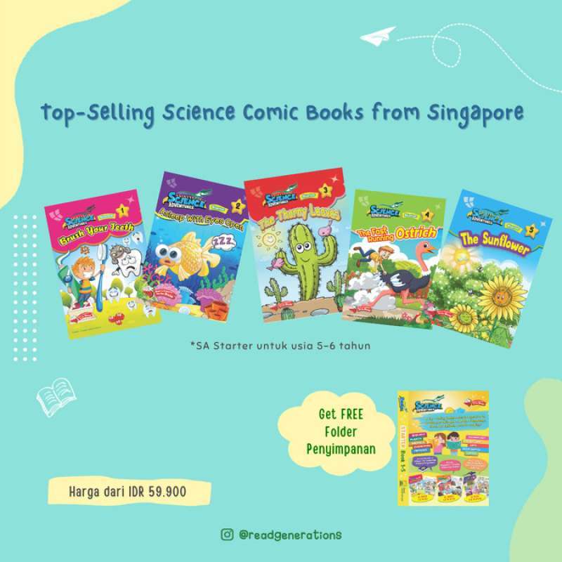 Jual Science Adventures Starter (5-6 Years Old) - Vol. 1 (5 Books) Di ...