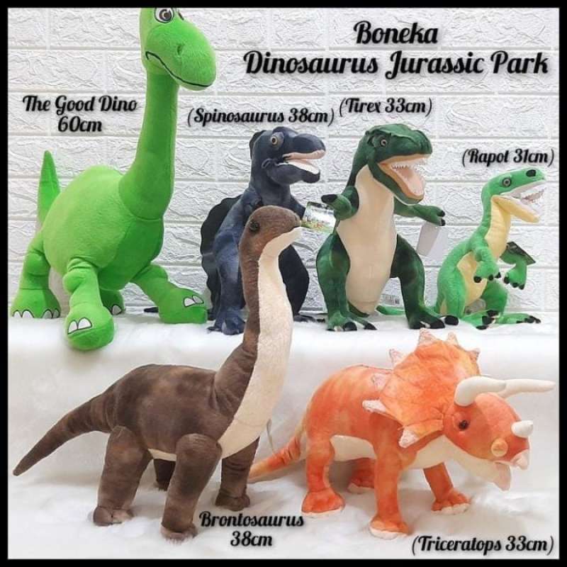 Jual Boneka Jurasic Dinosaurus Tirex Trex Triceratops Spinosaurus ...