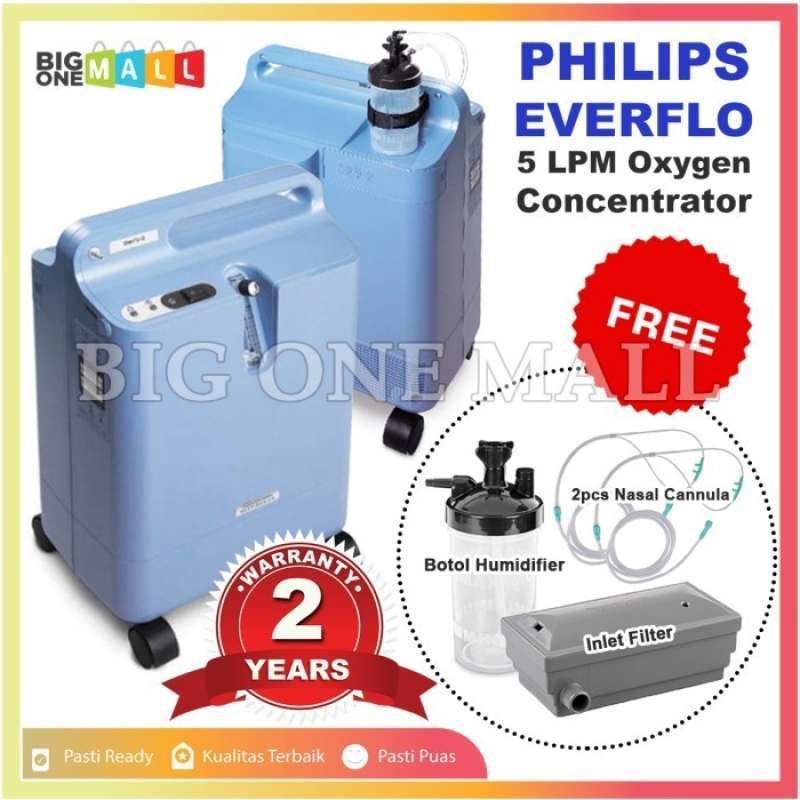 Promo Oxygen Concentrator Philips Everflo 5 Lpm, Mesin Penghasil ...