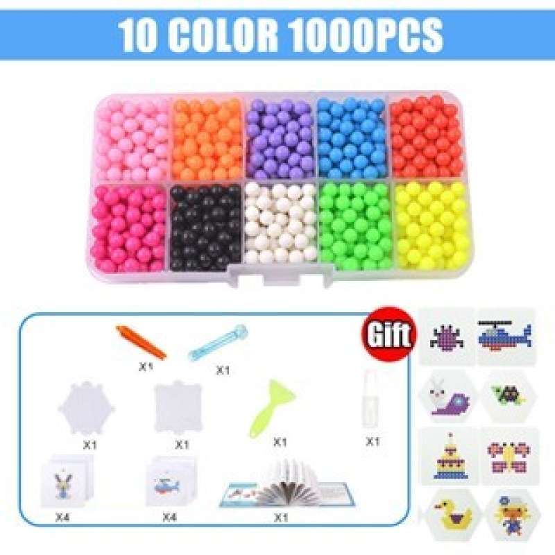 Jual Kit Manik-manik Diy Multiwarna Mainan Manik-manik Kreatif Puzzle ...
