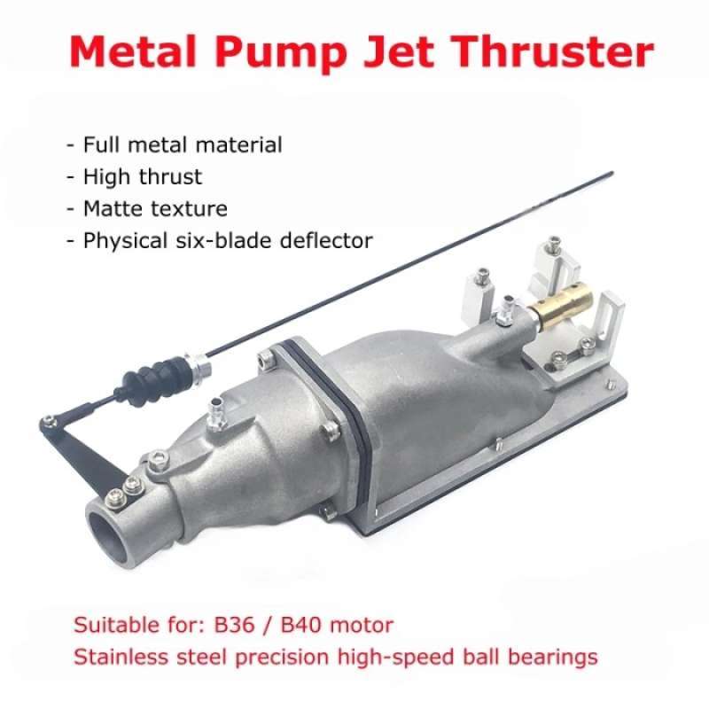 Jual Rc Boat Metal Waterjet Pump Thruster 35mm Cnc Impeller 18mm Water ...