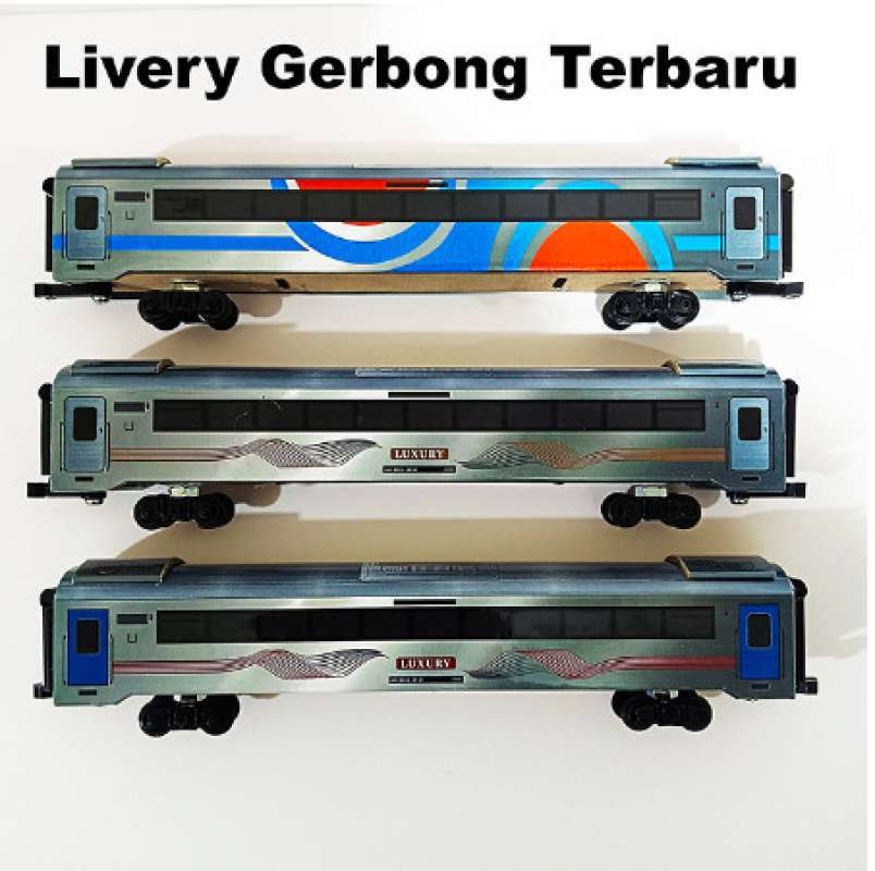 Jual Mainan Kereta Api Indonesia Miniautur Kai Lokomotif Gerbong - New ...
