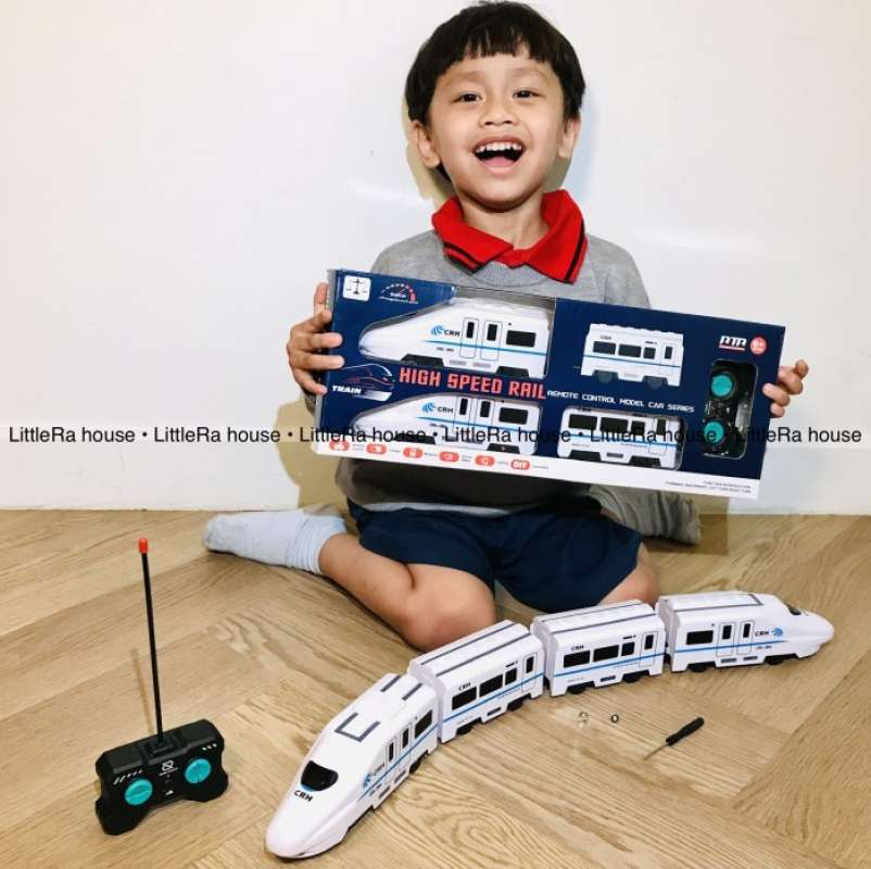 Jual Littlera : Mainan Remote Control Kereta Api | Rc Train High Speed ...