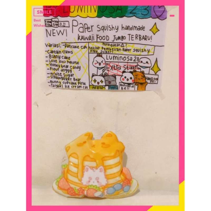 Jual Paper Squishy Handmade Kawaii Food Jumbo Terbaru!!! - Bunny ...