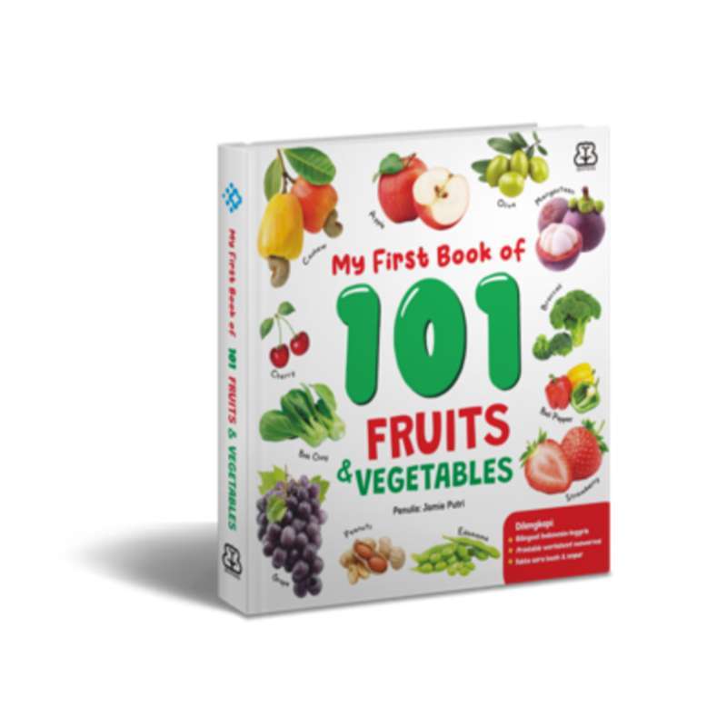 Promo Buku Anak - My First Book Of 101 Fruits & Vegetables Bilingual ...