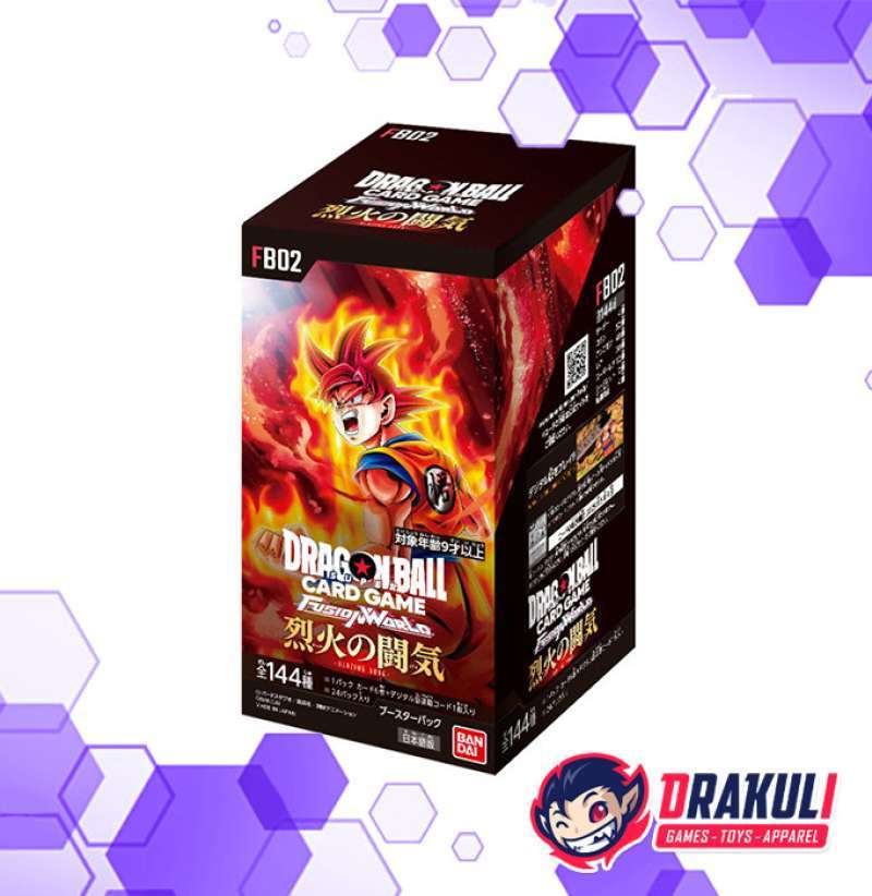 Jual Tcg Dragon Ball Booster Pack Fusion World - Blazing Aura Fb02 Di ...