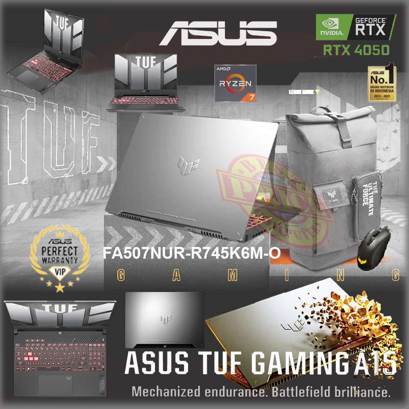 Jual Asus Tuf Gaming A15 Fa507nur-r745k6m-o [amd R7-7435hs/ 16gb/ 512gb ...