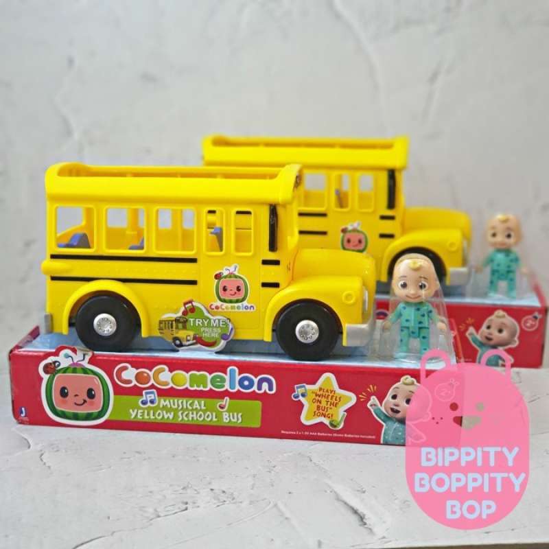 Jual Cocomelon Official Musical Yellow School Bus Mainan Transportasi ...