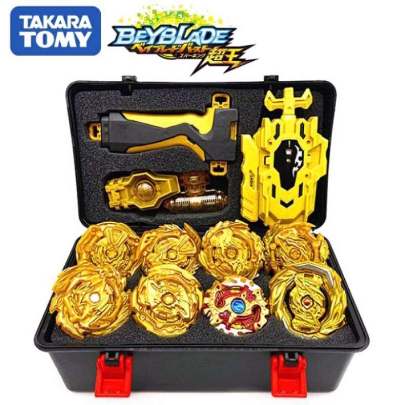 Jual 8pcs / Set Takara Tomy Golden Beyblade Gyro Burst Dengan Kotak ...