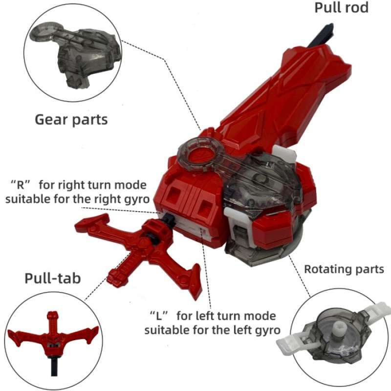 Jual Launcher Beyblade Sword Burst String Tali Beblet Beblade Sword ...