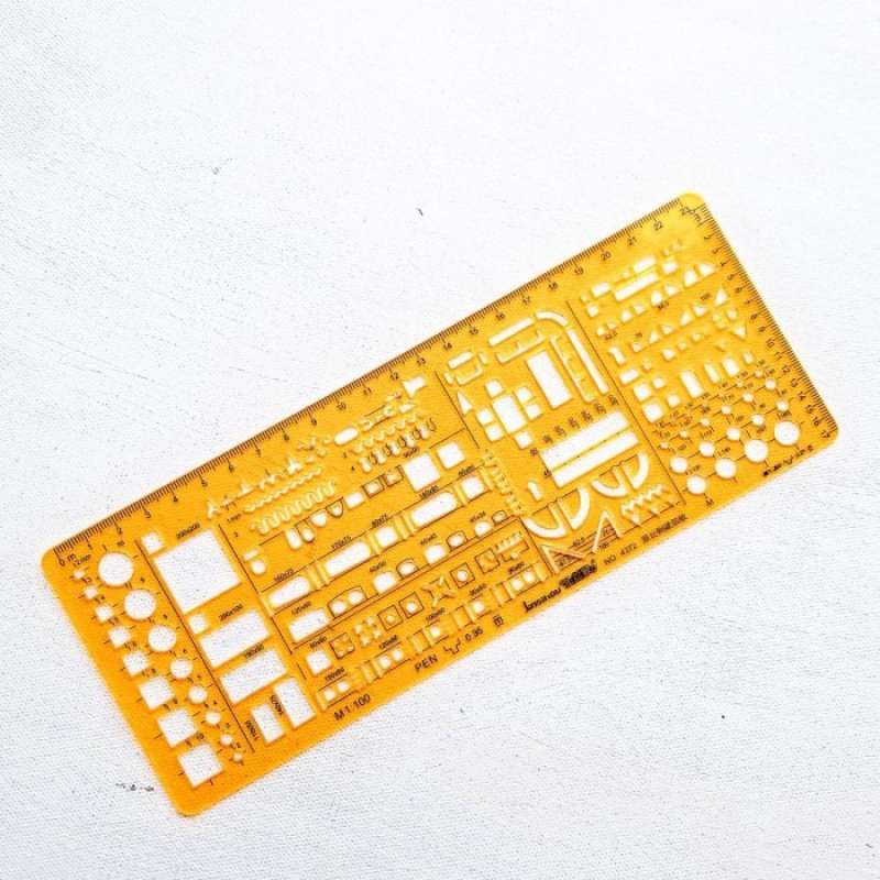 Jual Penggaris Drawing Template Arsitek Jinsihou - 4370 Di Seller ...