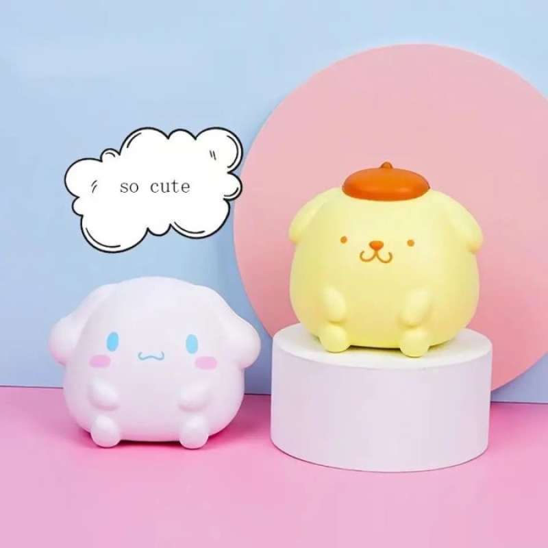 Jual Squishy Sanrio Kuromi Cinnamoroll Pompompurin Melody Hello Kitty ...