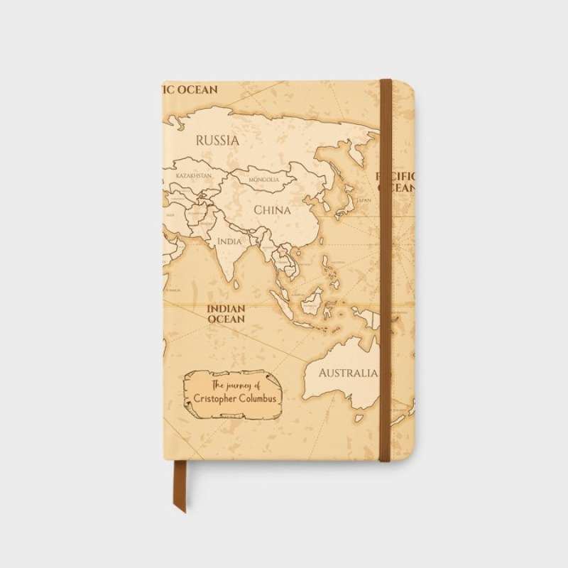 Jual Classic Notebook Custom #maps - Bullet Journal - Planner - Dotted ...