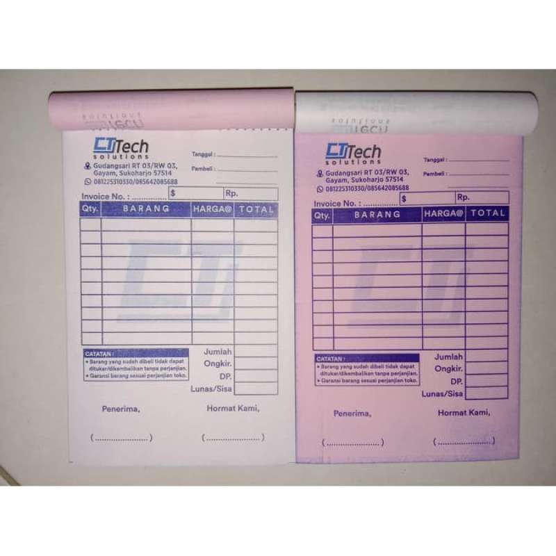 Jual Cetak Nota / Bon / Kwitansi / Faktur 3 Rangkap Di Seller Velvet ...