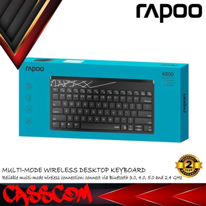 Promo 100% Produk Ori Keyboard Rapoo K8000m Multi-mode Wireless ...