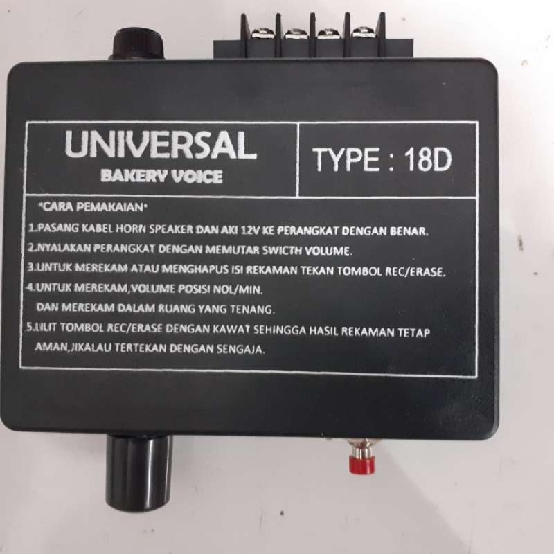 Jual Alat Rekam Suara/bakery Voice Untuk Jualan Keliling Tanpa Horn ...
