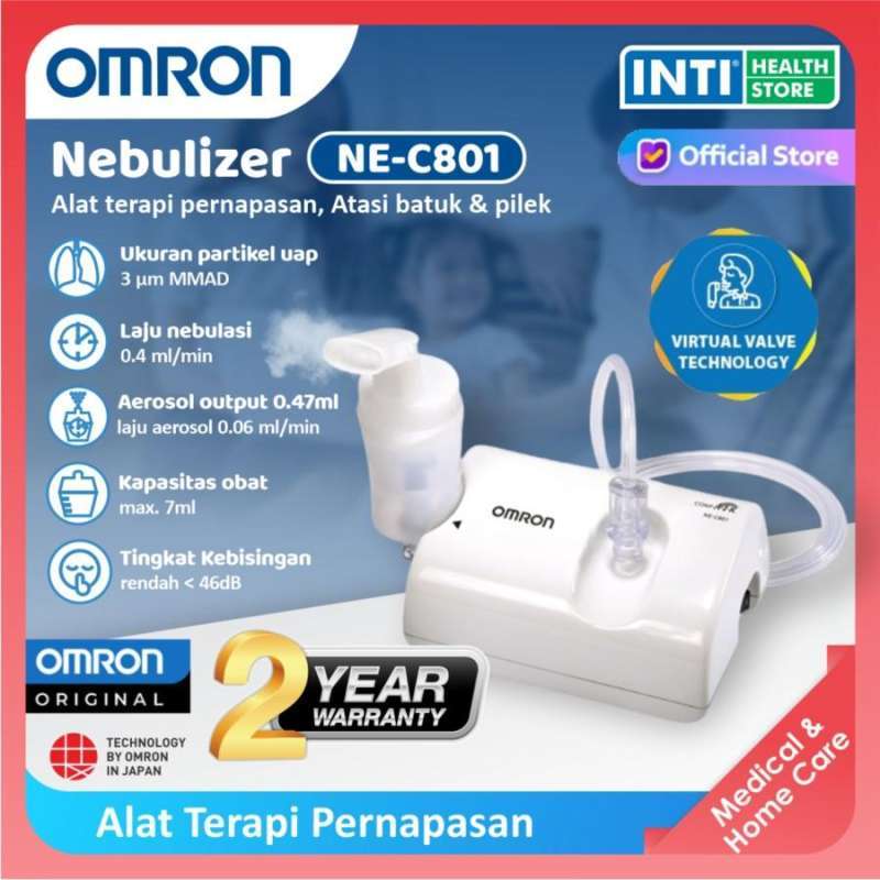 Jual Omron Nebulizer Ne C801 / Alat Uap Terapi Pernafasan Di Seller ...