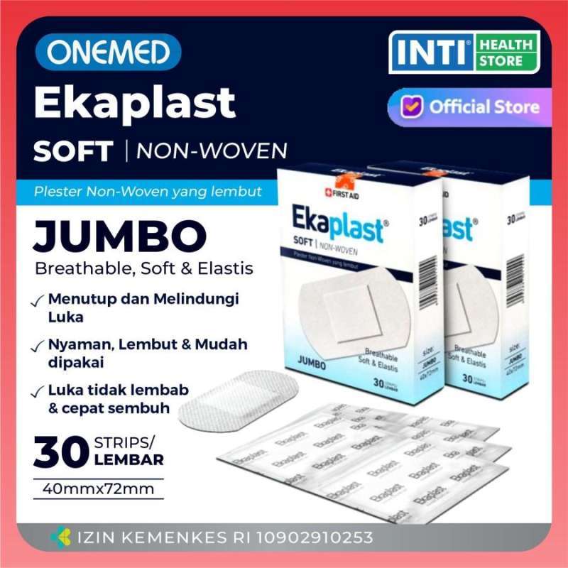 Jual Onemed | Plester Luka Non Woven | Ekaplast Soft Jumbo Box 30's ...