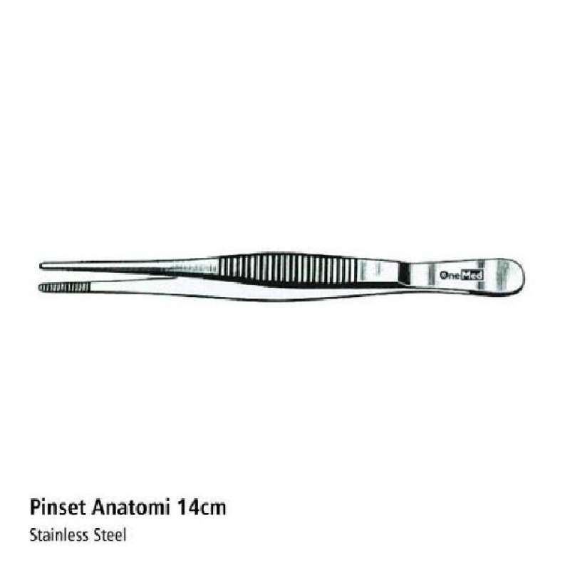 Jual Onemed Pinset Anatomis Stainless Steel Di Seller Inti Health ...