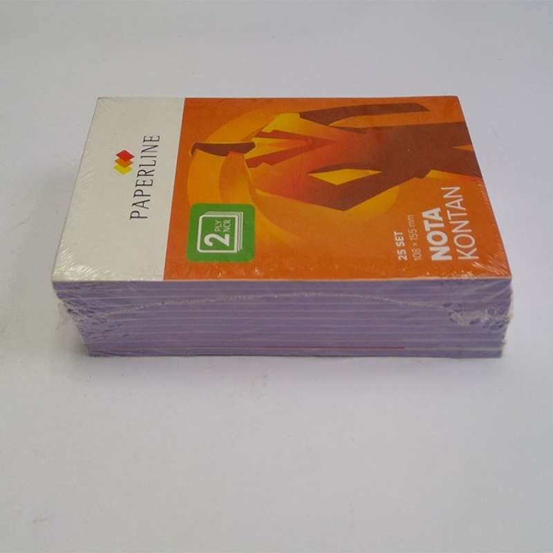 Jual Nota Kontan 2ply Paperline 25 Set (10 Pcs) Di Seller Sunshop ...