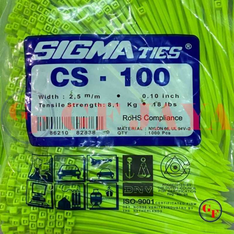 Jual Kabel Ties Sigma Cs 100 Isi 1000 5 Macam Warna Dipilih Saja Cable ...