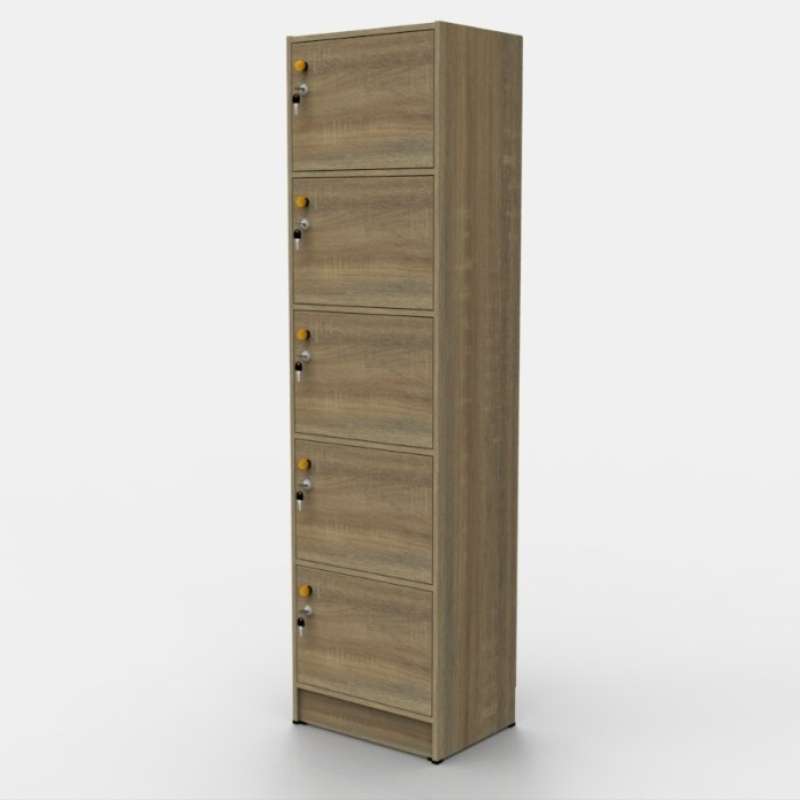 Jual Aufa Lemari Locker Loker 5 Pintu Kunci Rak Susun Tingkat Kayu ...