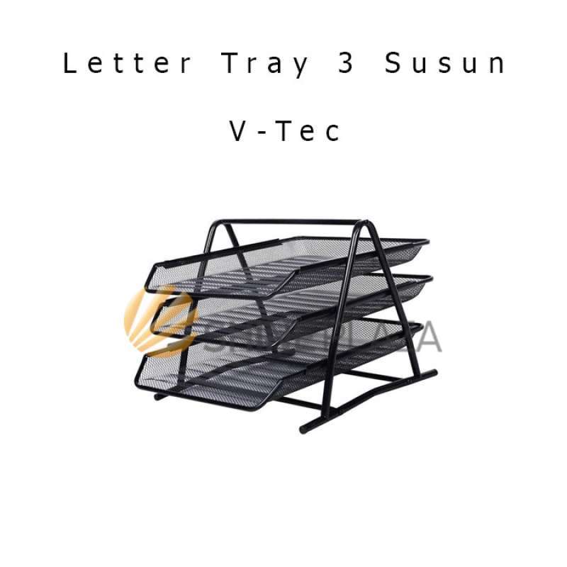Jual Rak Kertas - Document Tray 3 Susun V-tec Di Seller Kingyo ...
