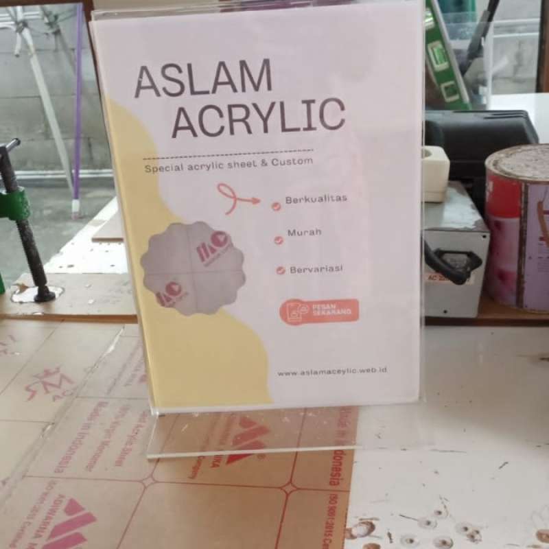 Jual Standing Akrilik Ukuran A4 Original Harga Termurah Juli 2024 | Blibli