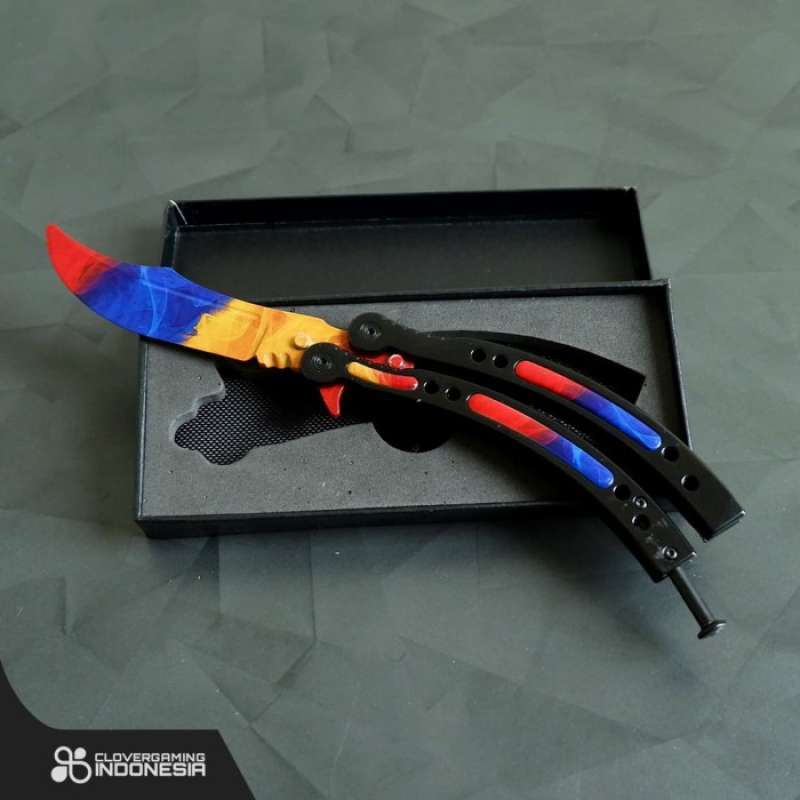 Jual Premium Butterfly Knife Marble Fade || Csgo Counter Strike Knife ...