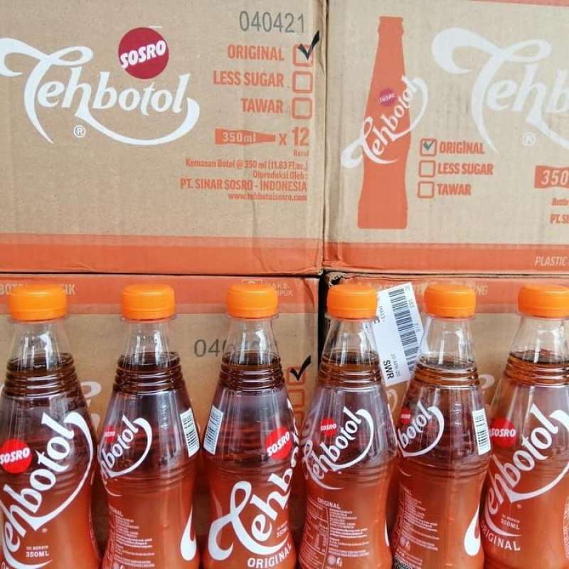 Promo Teh Botol Sosro Minuman Teh Botol Original 350ml Dus Isi 12pcs Diskon 2% Di Seller Rejeki ...