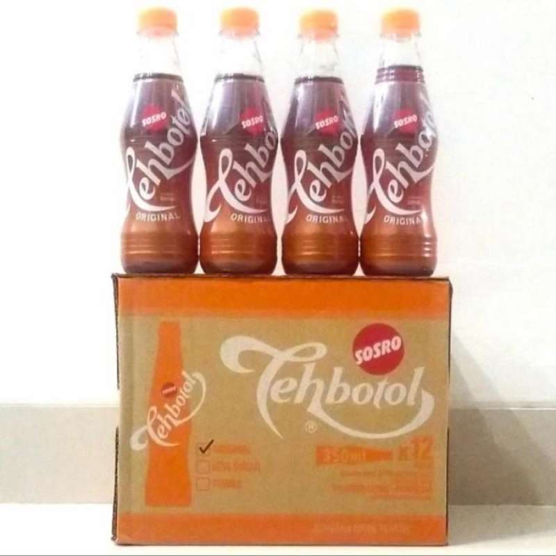 Promo Teh Botol Sosro Minuman Teh Botol Original 350ml Dus Isi 12pcs ...