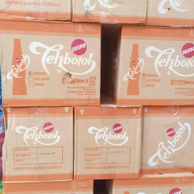 Promo Teh Botol Sosro Minuman Teh Botol Original 350ml Dus Isi 12pcs ...