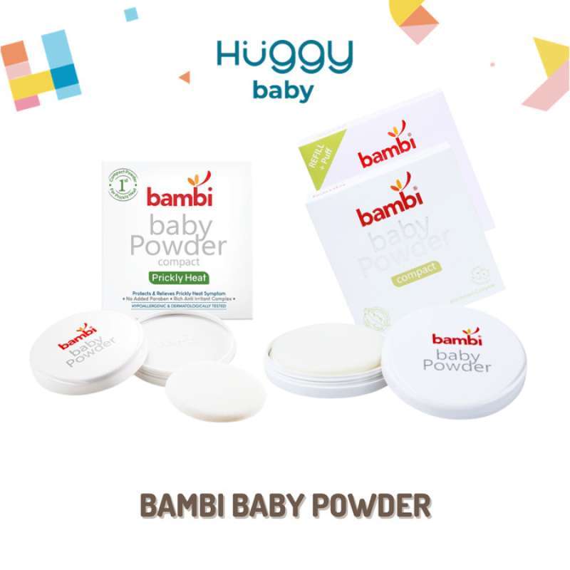 Promo Bambi Baby Compact Powder | Bedak Bayi Anak - Refill Calming ...