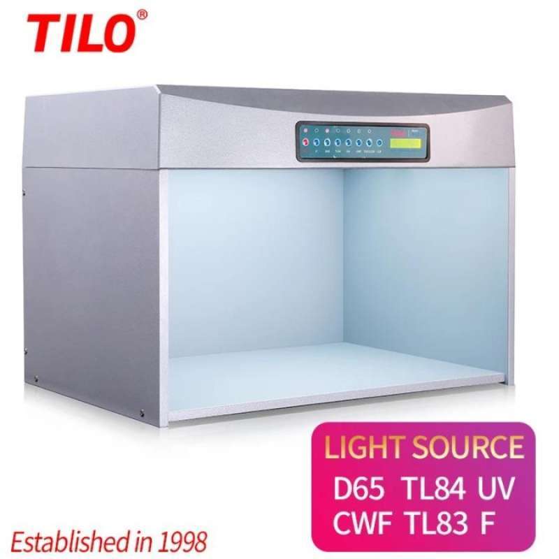 Jual Tilo Color Assessment Cabinet Standard Light Source Color Matching ...