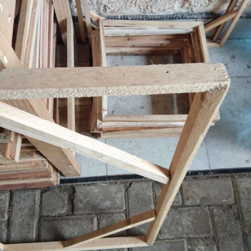 Jual Spanram/frame Rangka Kayu Ukuran 100 X 150 X 3cm Kayu Pinus Di ...