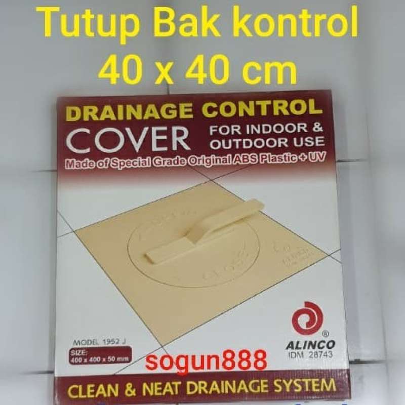 Promo Tutup Bak Kontrol 40x40cm. Clean Out Alinco. Drainage Control ...