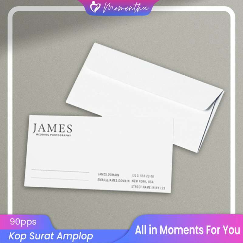 Jual Print Kop Surat | Cetak Amplop Uk.90 | Cetak Amplop Custom Design ...