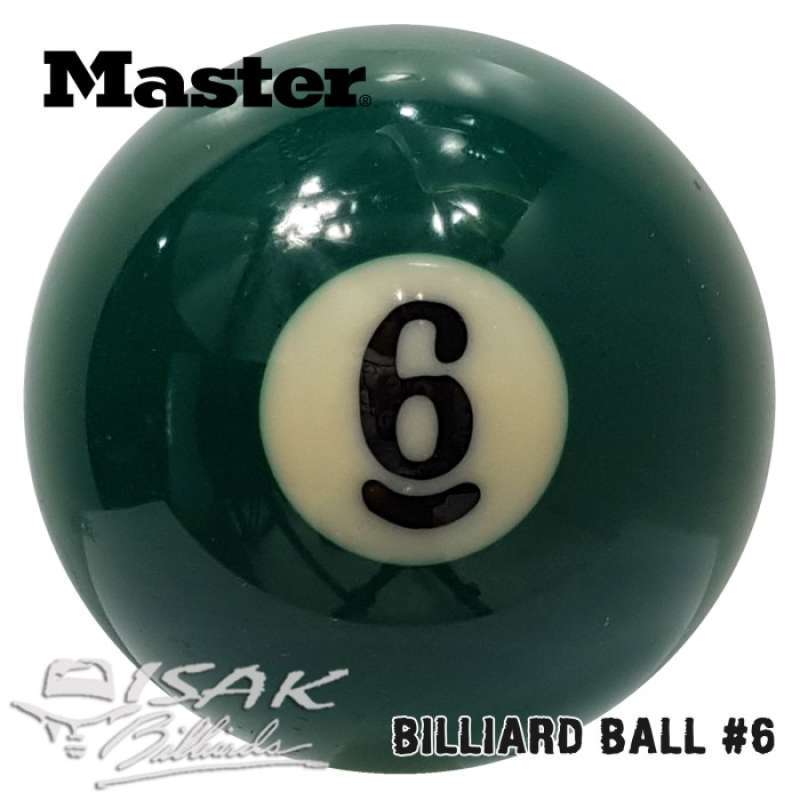 Jual Bola Eceran Nomor 6 - 2.1/4 - Billiard Ball Biliar Pool Besar ...