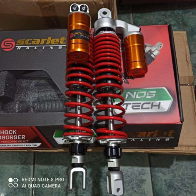 Promo Shockbreaker Shock Tabung Atas Honda Adv 150 Nos Tech Scarlet ...