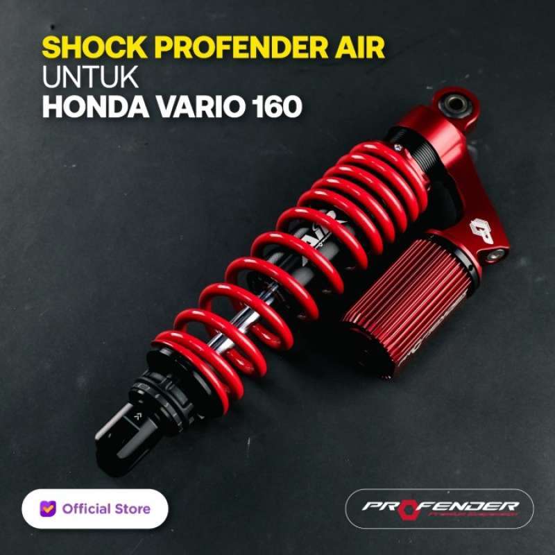 Promo Profender Shockbreaker Belakang Tipe Air Series Untuk Honda Vario 160 - Multicolor Merah ...
