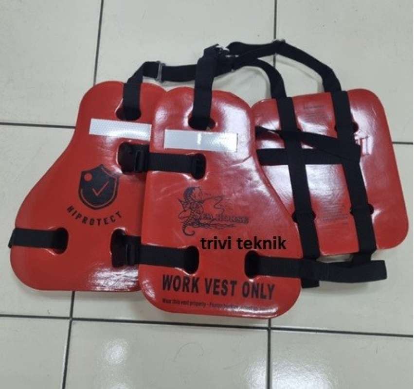 Jual Pelampung Keselamatan Seahorse Lifejacket,safety Work Vest - Merah ...