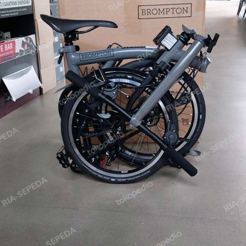 Jual Brompton P Line Urban | Low Rise - Storm Grey Metal Di Seller ...