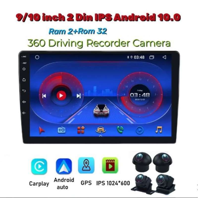 Jual Headunit Android 9 Inch Ram 2gb+32gb Topway T5 Support 360 3d ...